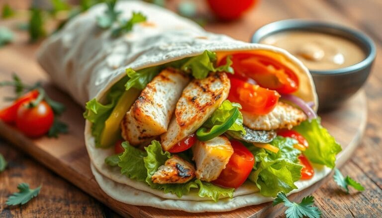 Grilled Chicken and Vegetable Wraps: Easy & Healthy