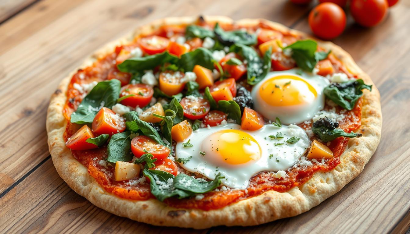 Skinny Breakfast Pizza: A Healthy Morning Treat
