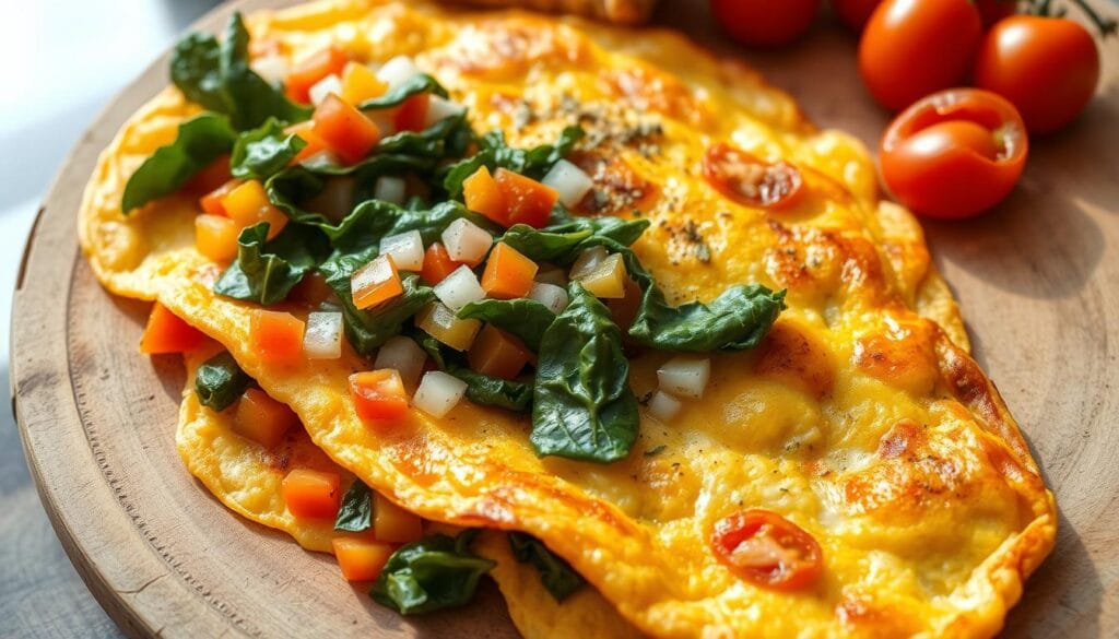 Easy Vegetable Omelette Recipe for Breakfast