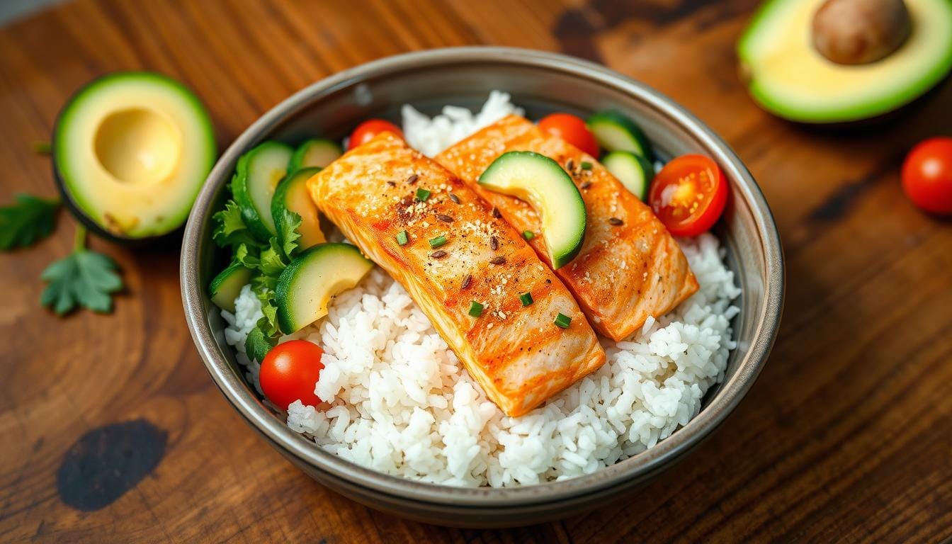 Easy Salmon Rice Bowl Recipe Ready in 30 Minutes