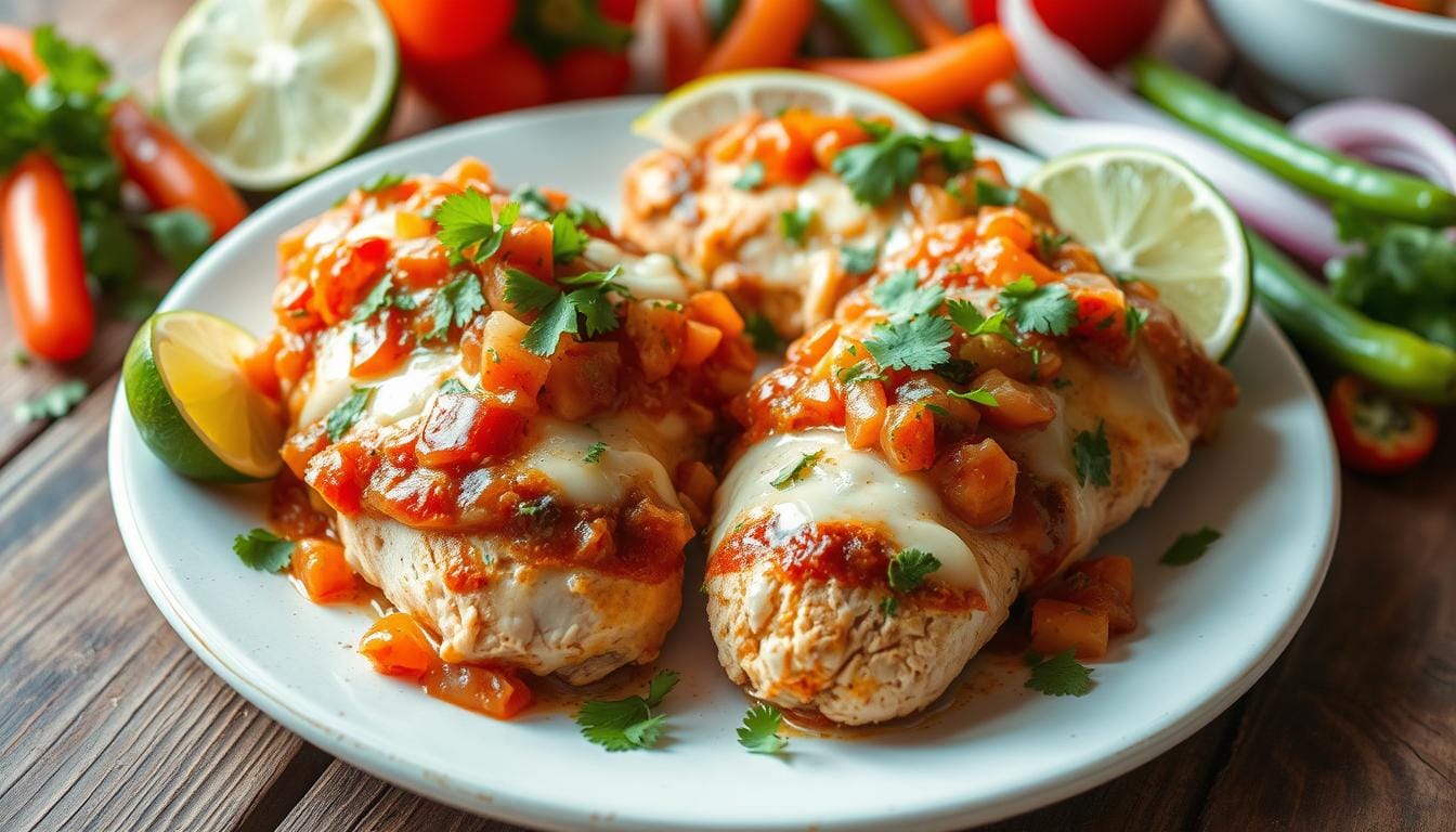 Easy Baked Salsa Chicken - 30 Minute Family Dinner