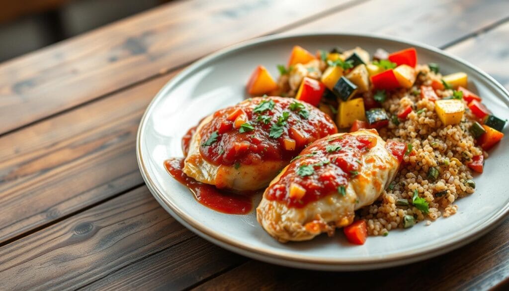 Easy Baked Salsa Chicken - 30 Minute Family Dinner