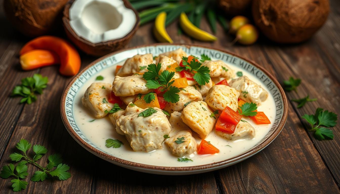 Tender Coconut Chicken for Dinner