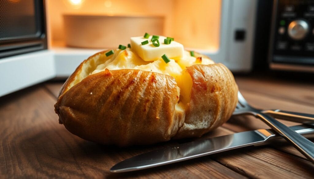 Easy Microwave Baked Potato Recipe
