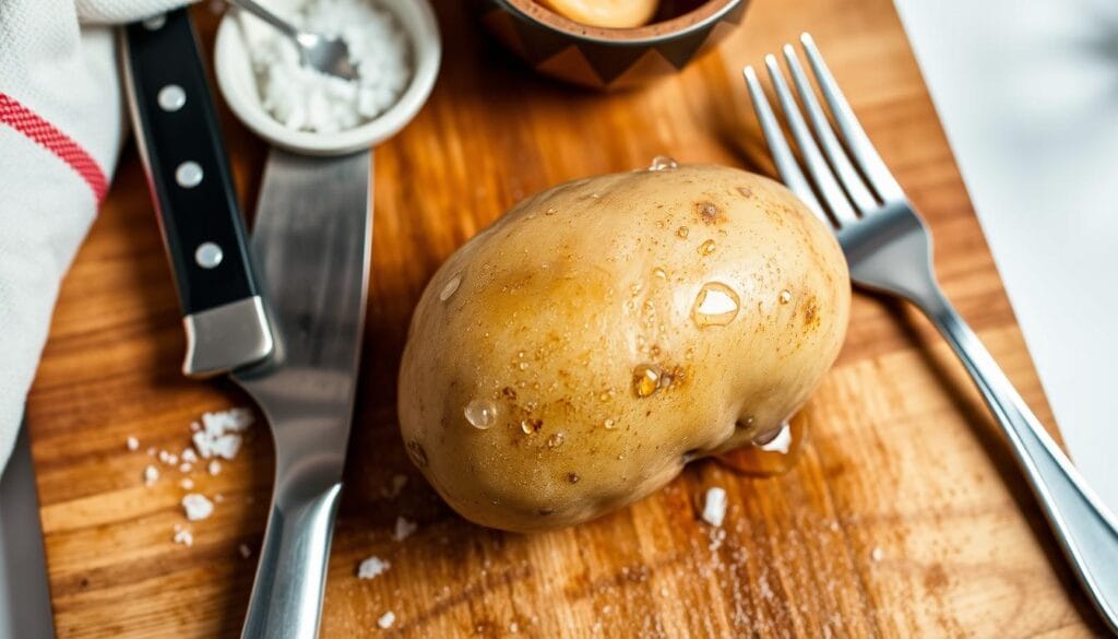 Easy Microwave Baked Potato Recipe
