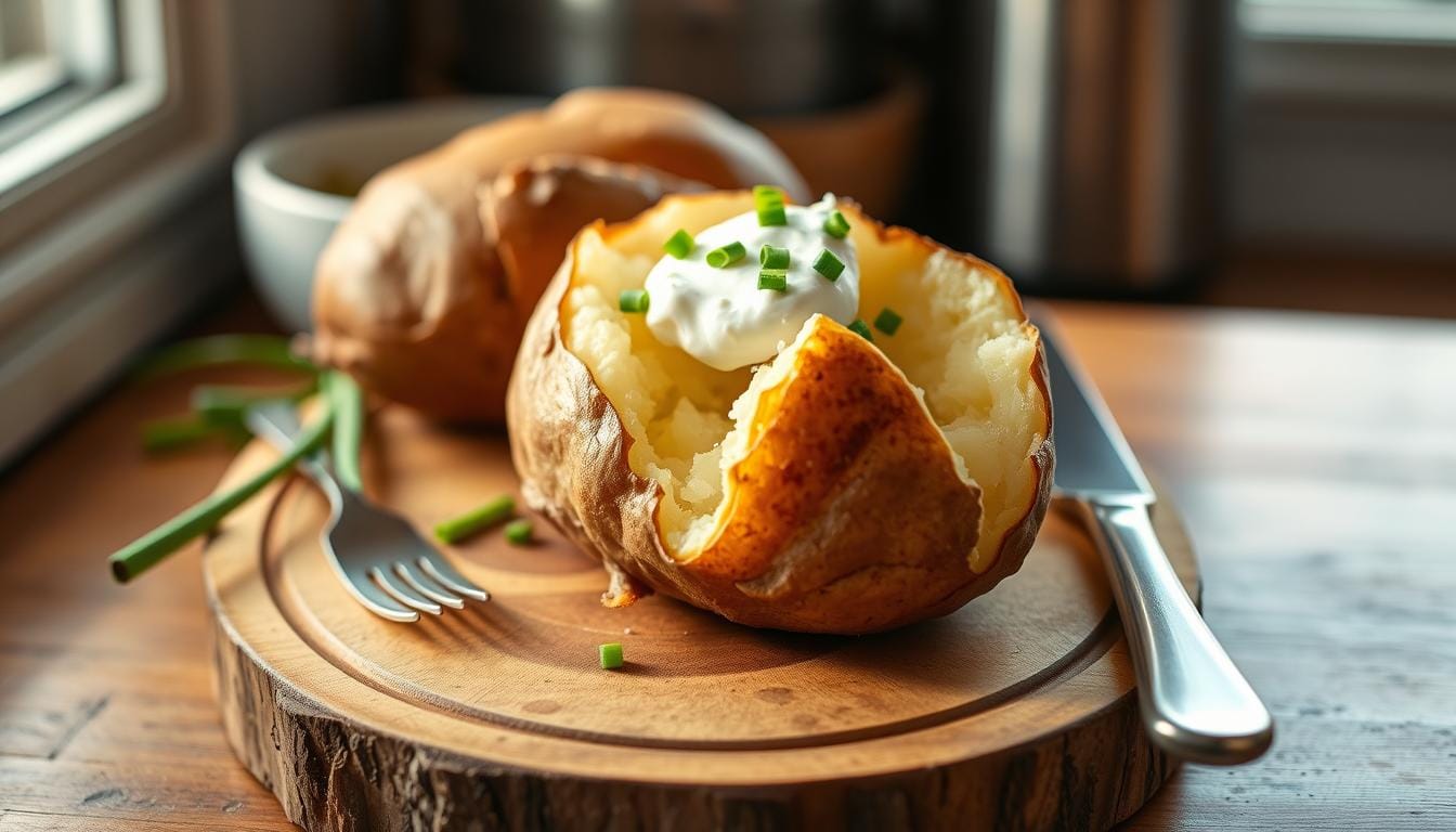Easy Microwave Baked Potato Recipe