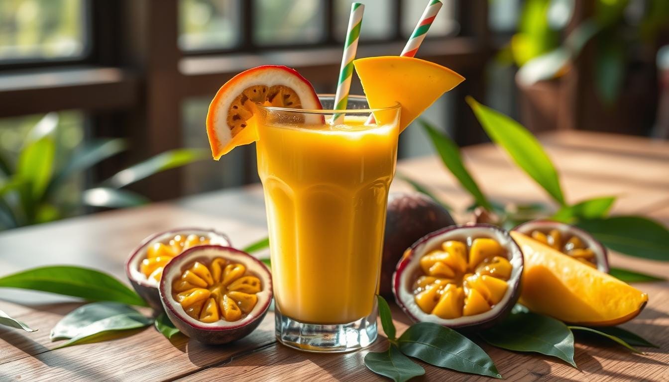 Mango-Passion Fruit Smoothie