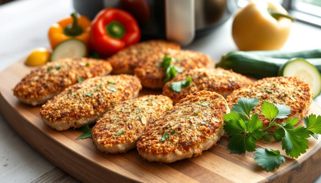 Air-Fryer Chicken Cutlets