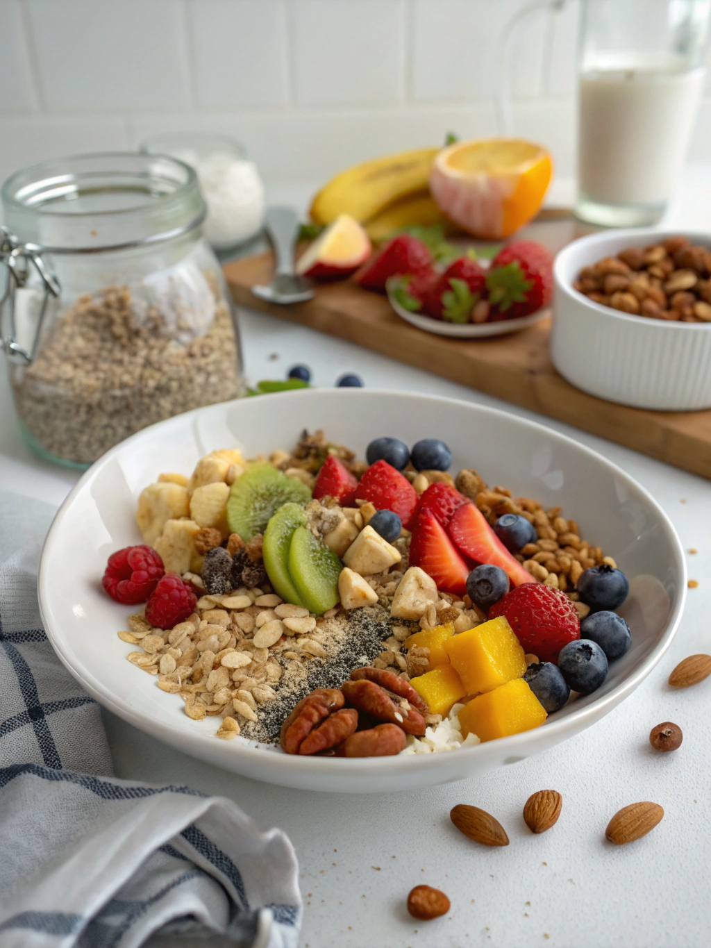 High-fiber skinny breakfast meals